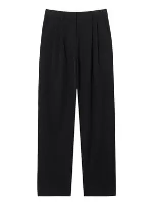 DUNST Casual Trousers With Belt Loops - Black