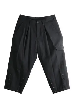 Yohji Yamamoto Casual Trousers With Belt Loops - Black