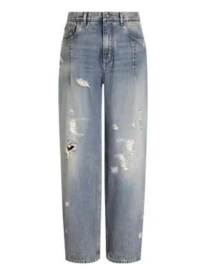 Dolce & Gabbana Belt Loop Jeans - Gray