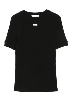 ENTIRE STUDIOS Logo-patch T-shirt - Black