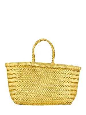 Dragon Diffusion Woven Handbag - Yellow
