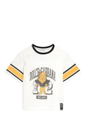Dolce & Gabbana Jersey T-shirt With Logo - Multi-color