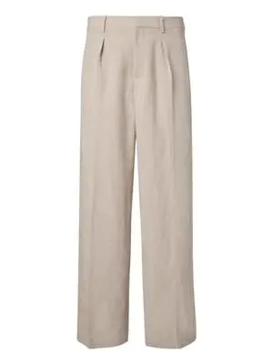 J.W.ANDERSON  Single Pleat Trousers Beige