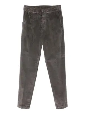Eleventy Corduroy Pleated Trousers - Brown