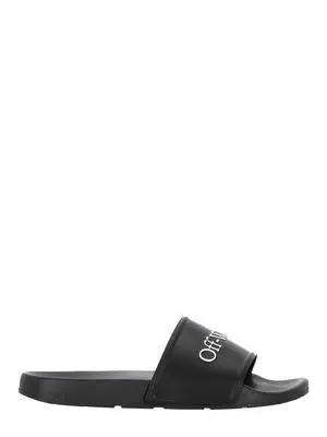 Off-White Logo-print Slides - No