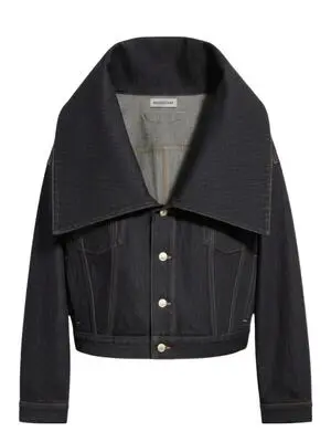 Balenciaga Long-sleeve Denim Jacket - Blue