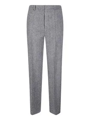 MAISON MARGIELA Herringbone Tailored Trousers - Gray