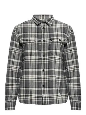 Woolrich Check-pattern Flap-pocket Shirt - Gray