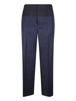 MAISON MARGIELA Two-toned Trousers - Navy