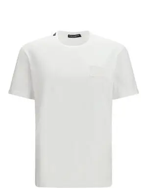 Dolce & Gabbana Cotton T-shirt With Patch - White