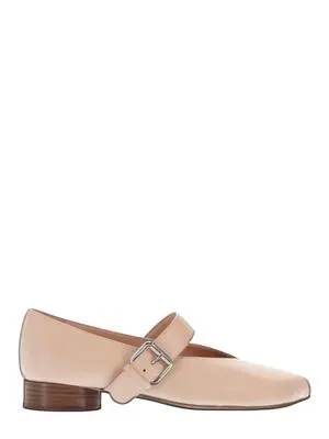 NICCOLO PASQUALETTI Obliqua Strap Ballerinas Calfskin Leather - No