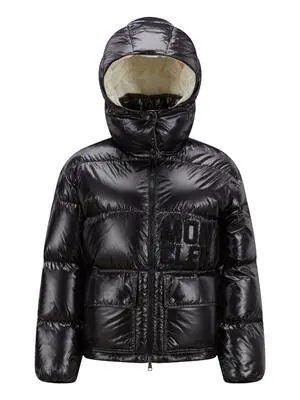 Moncler Abbaye Short Down Jacket Black
