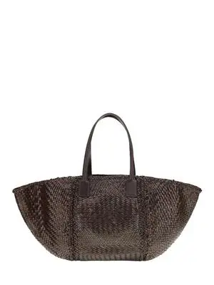 Dragon Diffusion Teresa Handwoven Tote Bag - Brown
