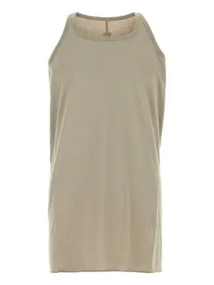 Rick Owens Rick Owens DRKSHDW Logo Patch Sleeveless T-Shirt Beige
