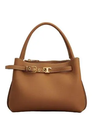 TOD'S T-palque Top Handle Bag - Brown