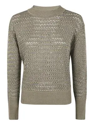 FABIANA FILIPPI Fabiana Filippi Open-Knit Crewneck Jumper