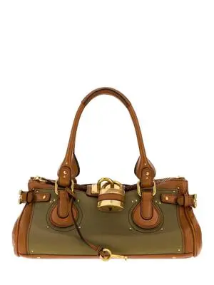 Chloé Paddington Canvas Shoulder Bag - No