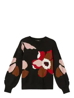 TWINSET Floral Jacquard Sweater