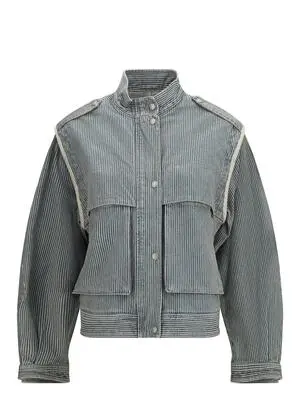 Isabel Marant Étoile Marant Edany Cotton Twill Jacket - Blue