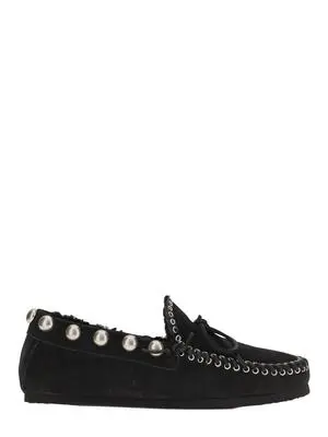 Isabel Marant Étoile Fitza Suede Loafers - Black