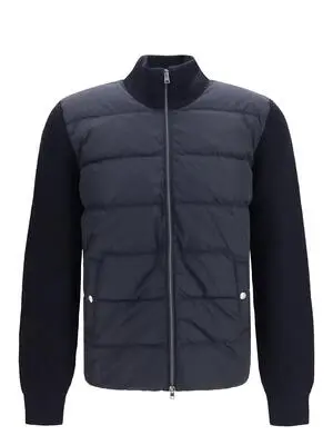 Herno Padded Cardigan - Blue
