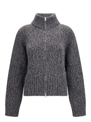 Our Legacy Merino Wool Zip Cardigan - Gray