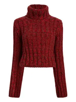 Khaite Kelly Sweater In Rust Multi Rust Multi
