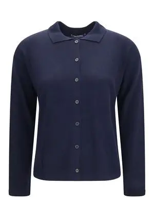 Max Mara 'S Maxmara Women Chiara Virgin Wool Cardigan Blue