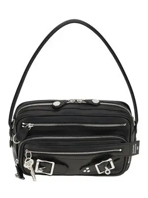 Acne Studios Camero Party Belts Shoulder Bag - Black