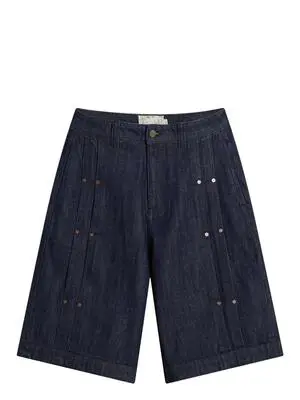 DIME Pleated Baggy Denim Short