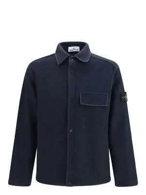 Stone Island Wool-blend Shirt - Blue