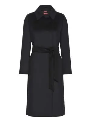 Max Mara Bcollag Wool Coat - Black