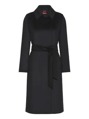 Max Mara Bcollag Wool Coat - Black