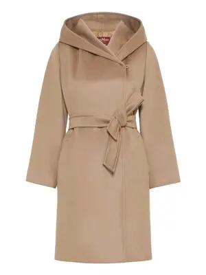 Max Mara Max Mara Studio Newmang Coat Women Women Brown