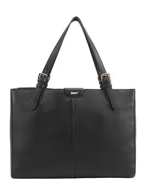 Paul Costelloe Argo Leather Tote - Black