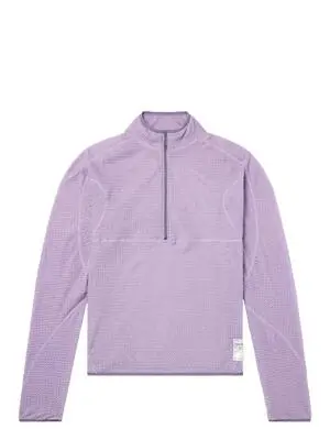 Satisfy Fuzzfleece™ Half‑zip Running Top - Purple