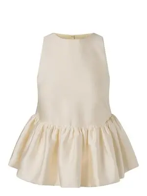 ROAME Alexi Wool-blend Top - Ivory