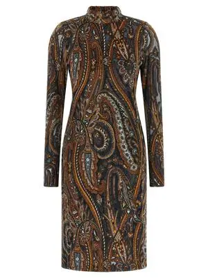Etro Jacquard Chenille Dress - Multicolor