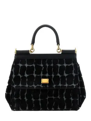 Dolce & Gabbana Sicily' Small Handbag - Black