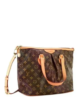 LOUIS VUITTON Palermo Handbag Monogram Canvas Pm Tote Bag - Brown