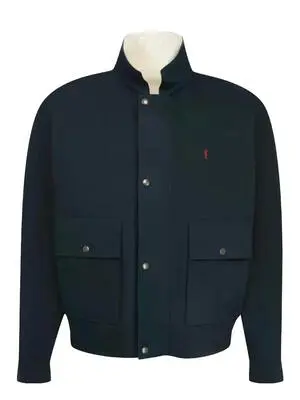 SAINT LAURENT Cassandre Reversible Work Jacket In Brushed Cotton Canvas