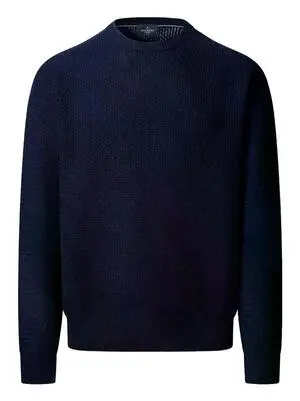 HACKETT  Duo Stitch Sweater - Blue