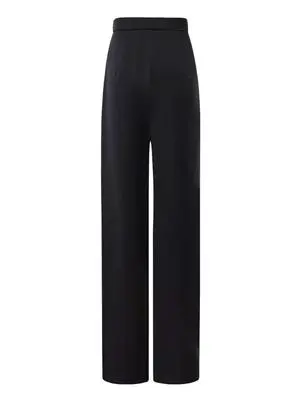Max Mara High-waisted Trousers - Blue
