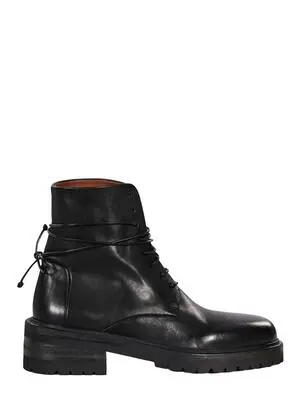Marsèll Calzone Lace-up Leather Boots - Black