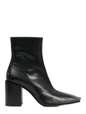 MAISON MARGIELA Square-toe Ankle Boots - Black