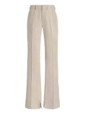 Brandon Maxwell Cameron Straight-leg Trousers - Neutrals