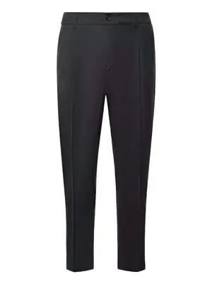 BE ABLE New Riccardo Pleated Tapered Trousers - Blue
