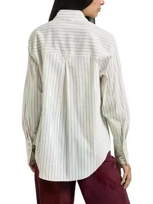 Patrizia Pepe Striped Shirt - White