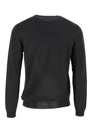 ZANONE Giro Crew-neck Fine-knit Sweater - Grey
