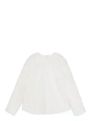 JNBY Fringe-jacquard Long-sleeve Top - Neutrals